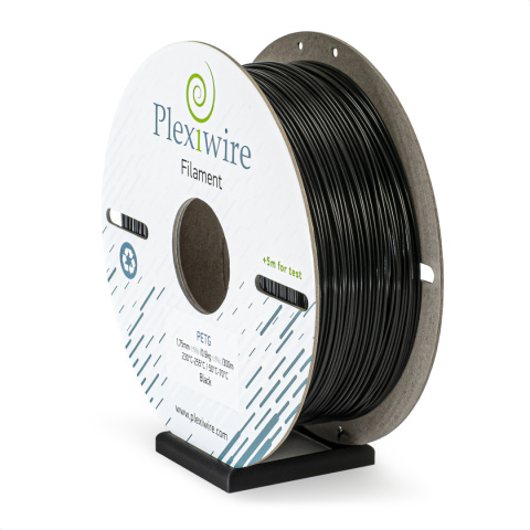 PETG filament Plexiwire 1,75mm Czarny 0.9kg/300m | Sklep internetowy Plexiwire